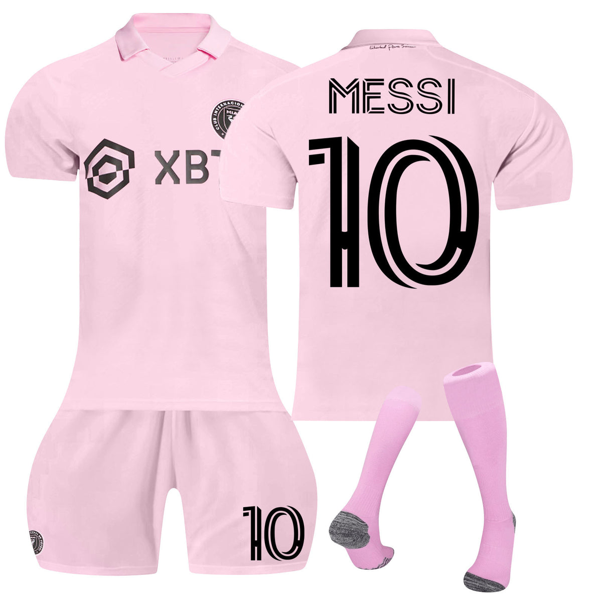 Inter Miami Messi No10 Football Kit Home Match Football Jersey ...