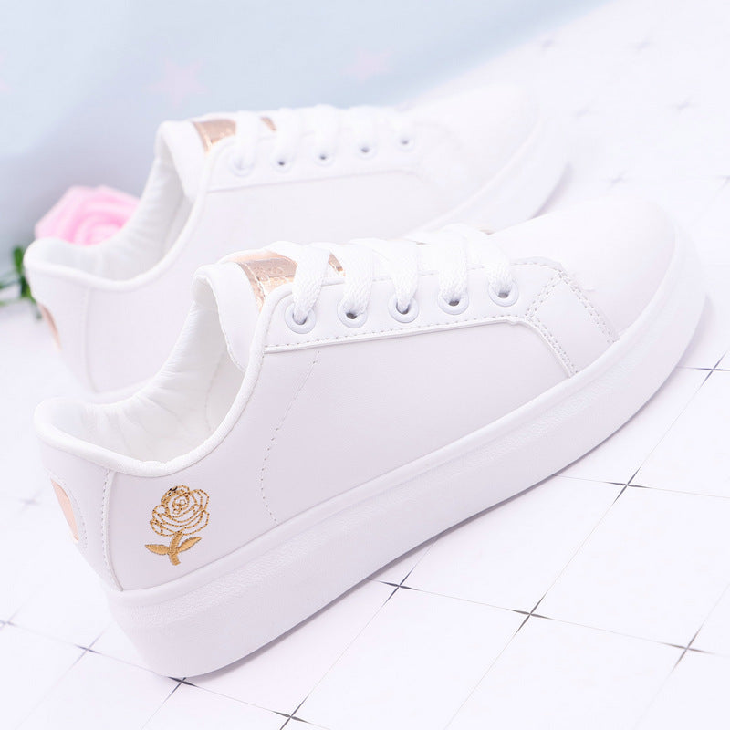 White Women Rose Shoes – Aviationkart